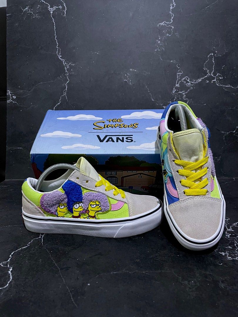 Sepatu Vans x The Simpsons Old Skool The Bouviers Original/Authentic ...