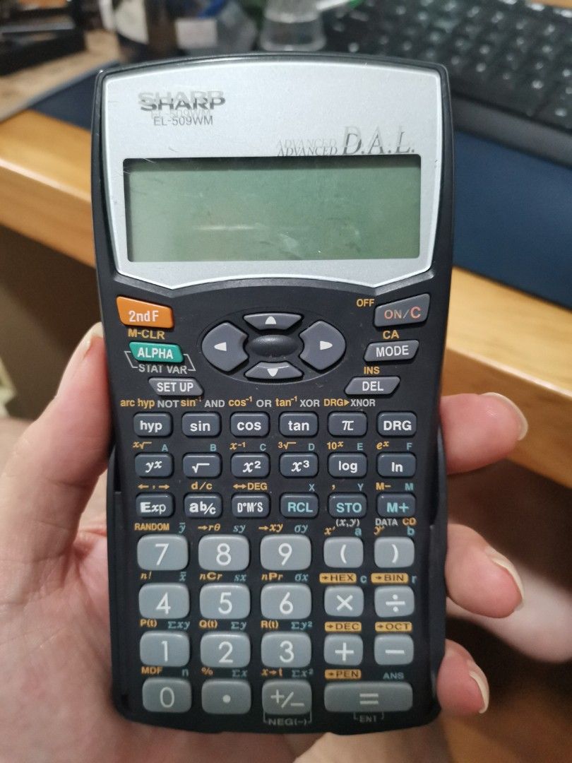 Sharp Scientific Calculator EL-509WM, Hobbies & Toys, Stationery ...