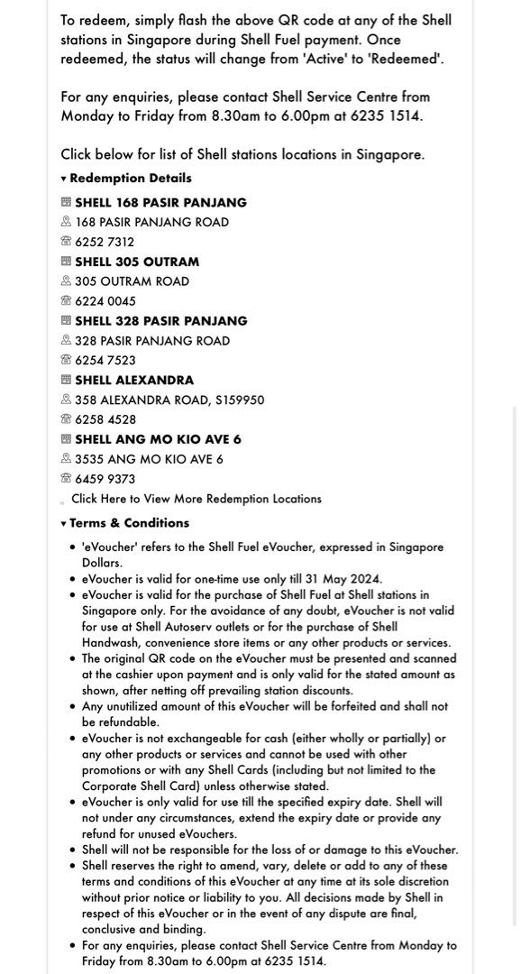 Shell Fuel eVoucher, Tickets & Vouchers, Vouchers on Carousell