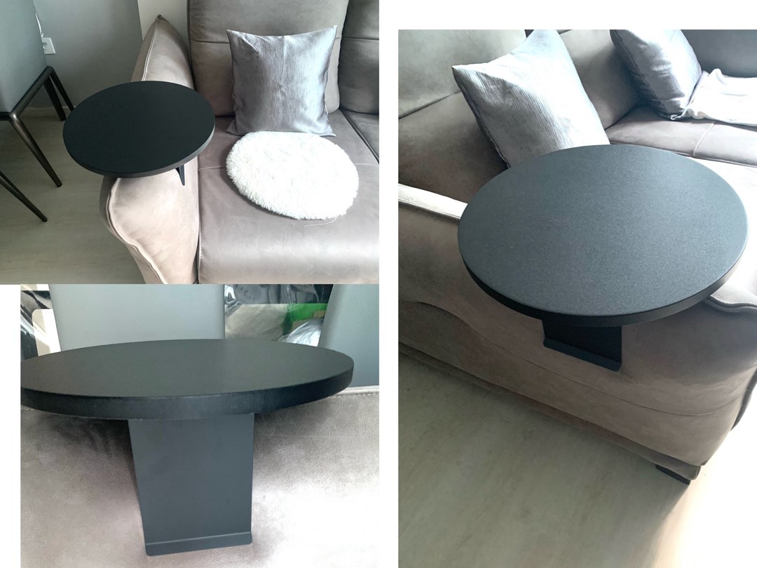Sofa side table & cushions, Furniture & Home Living, Furniture, Tables ...