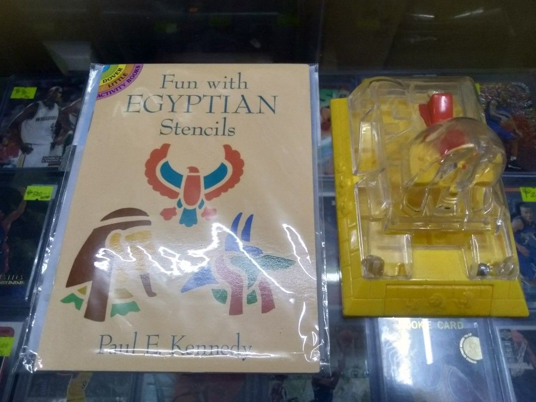 Sphinx Maze & Egyptian Stencil Book, Hobbies & Toys, Toys & Games on ...