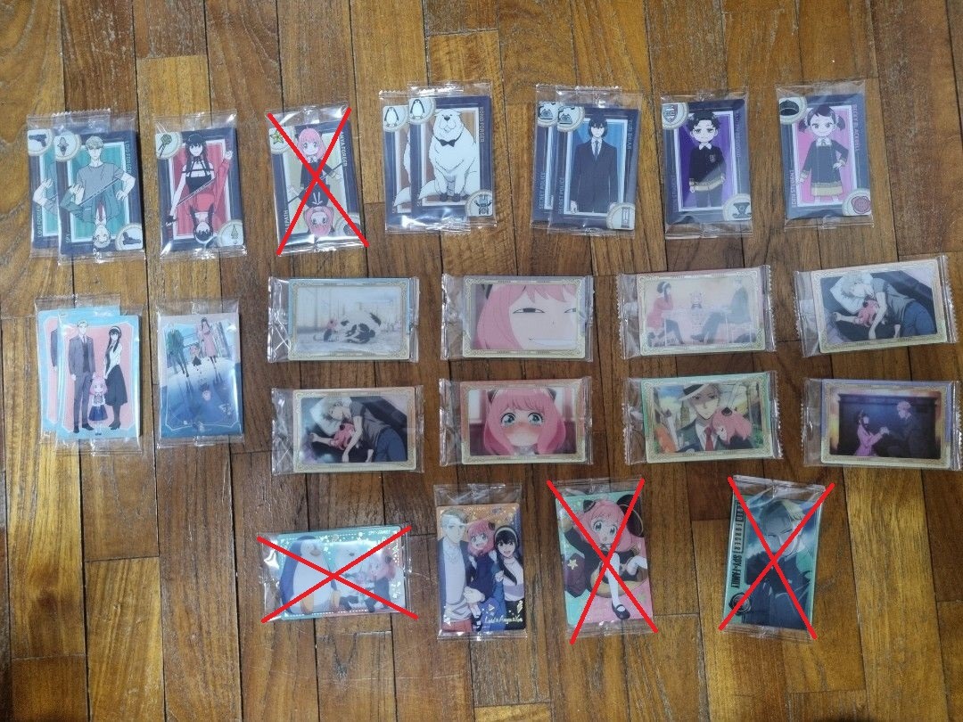 Spy x Family Wafer Cards (Updated 6nd Dec), Hobbies & Toys, Memorabilia ...