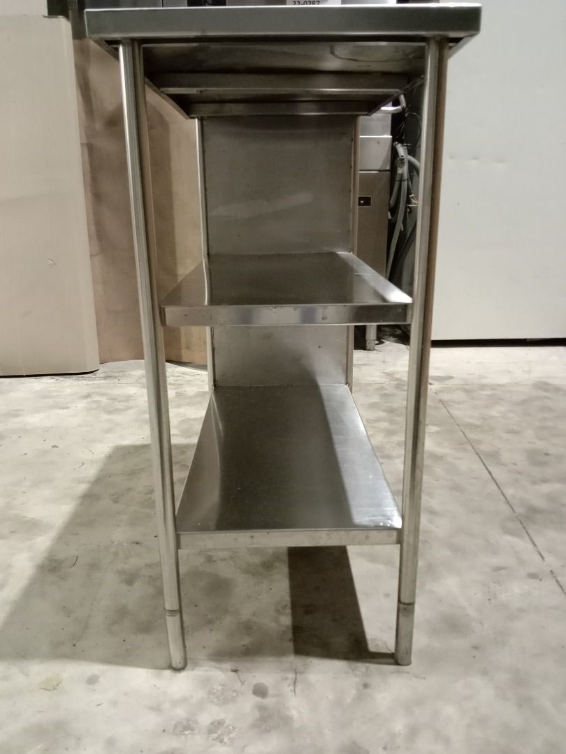 Stainless steel 3 tier work table, Furniture & Home Living, Kitchenware ...