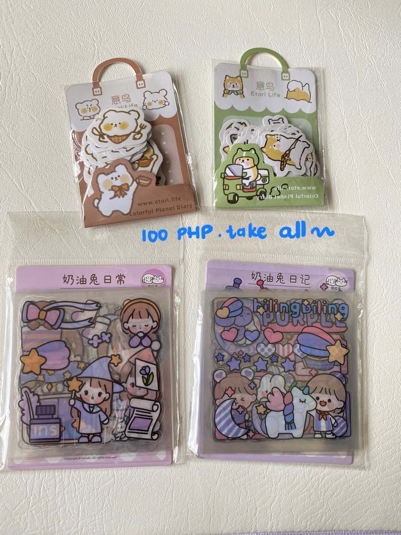 Sticker set 25, Hobbies & Toys, Stationary & Craft, Other Stationery ...