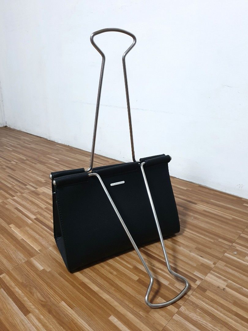 Studio Cult: Binder Clip Bag (Black), Women's Fashion, Bags & Wallets ...