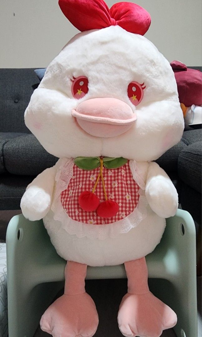 Super big cute chicken plush toy, Hobbies & Toys, Toys & Games on Carousell