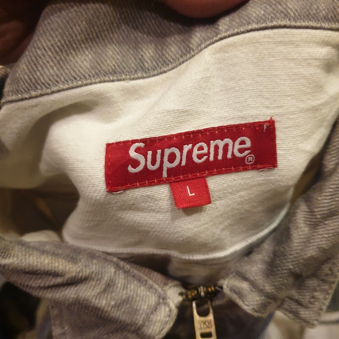 Supreme Cowboy Denim Work Jacket, Men's Fashion, Coats, Jackets and ...
