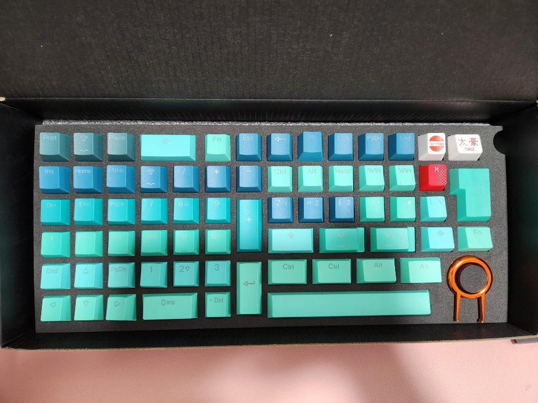 Tai-Hao PBT Backlit Cubic Profile - Mykonos keycaps 150 Keys, Computers ...