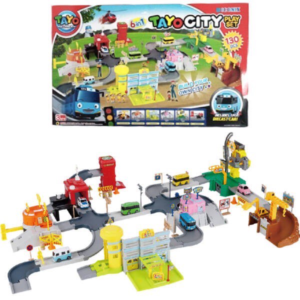 TAYO CITY 6 IN 1 PLAYSET, Toys & Collectibles, Mainan di Carousell