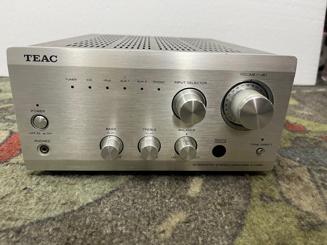 TEAC A-H380 Stereo Integrated Amplifier 可試機, 音響器材, 可攜式音響設備 - Carousell