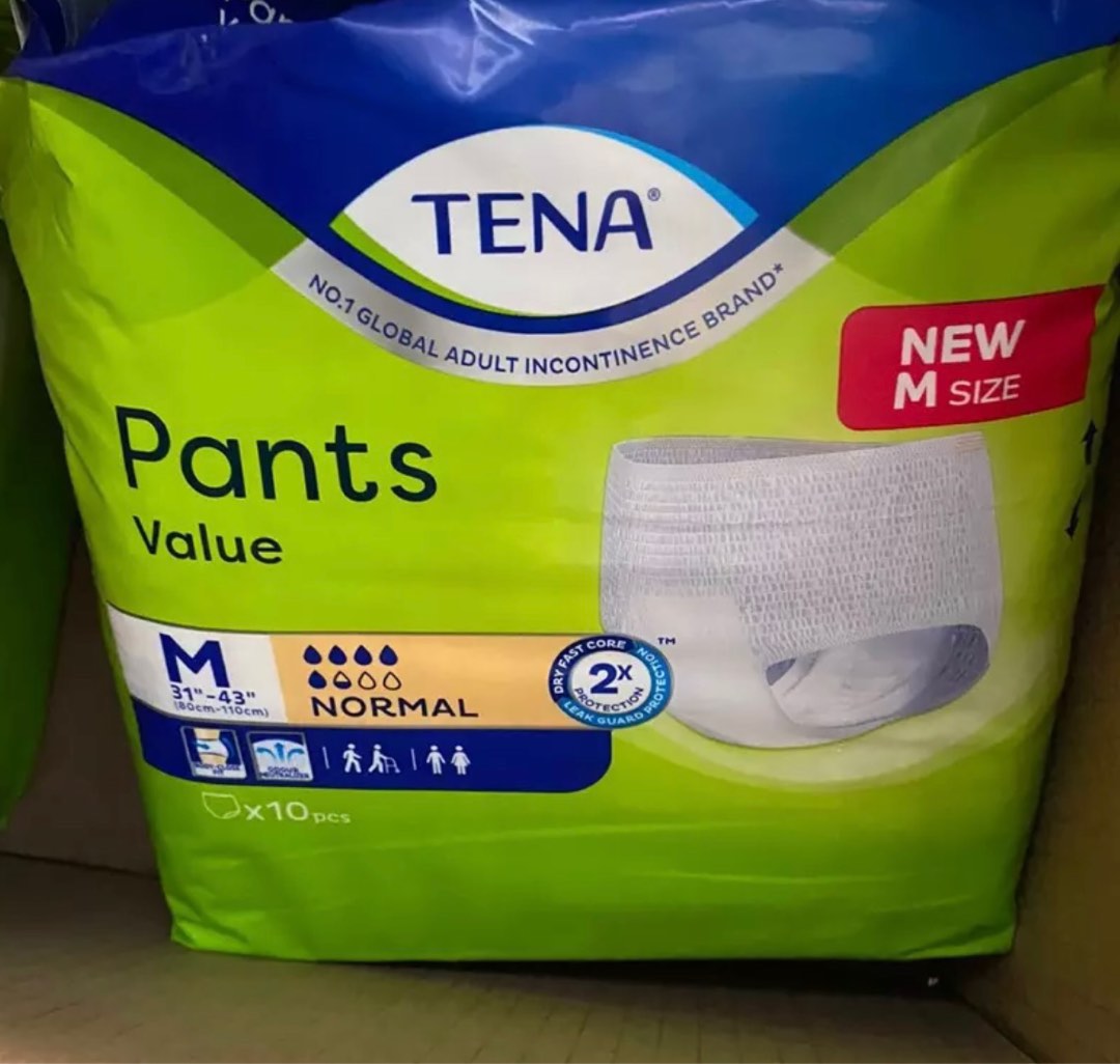 Tena Adult Diapers Value Pants, Health & Nutrition, Assistive & Rehabilatory Aids, Adult ...