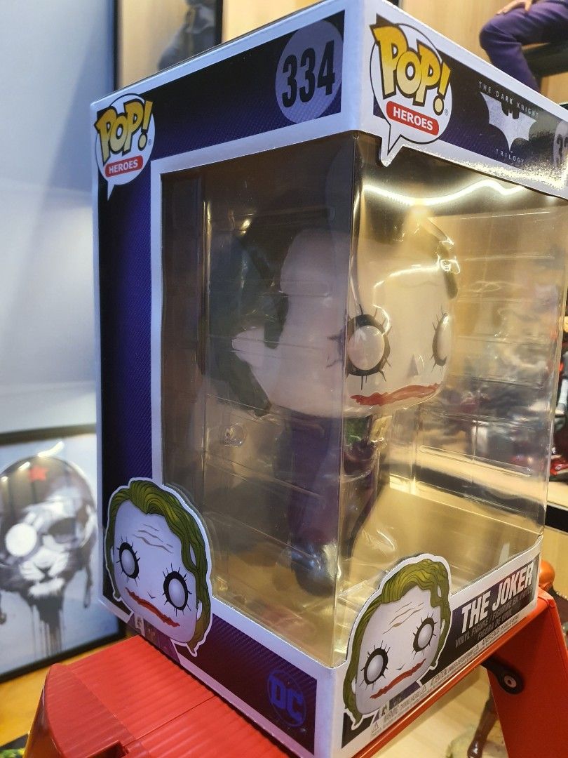 The Joker 10 inch super sized Funko Pop, Hobbies & Toys, Toys & Games ...
