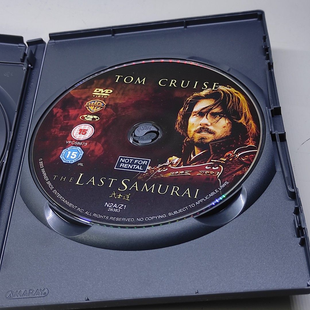 The Last Samurai 2 disc widescreen edition DVD movie from the UK @ 350 ...