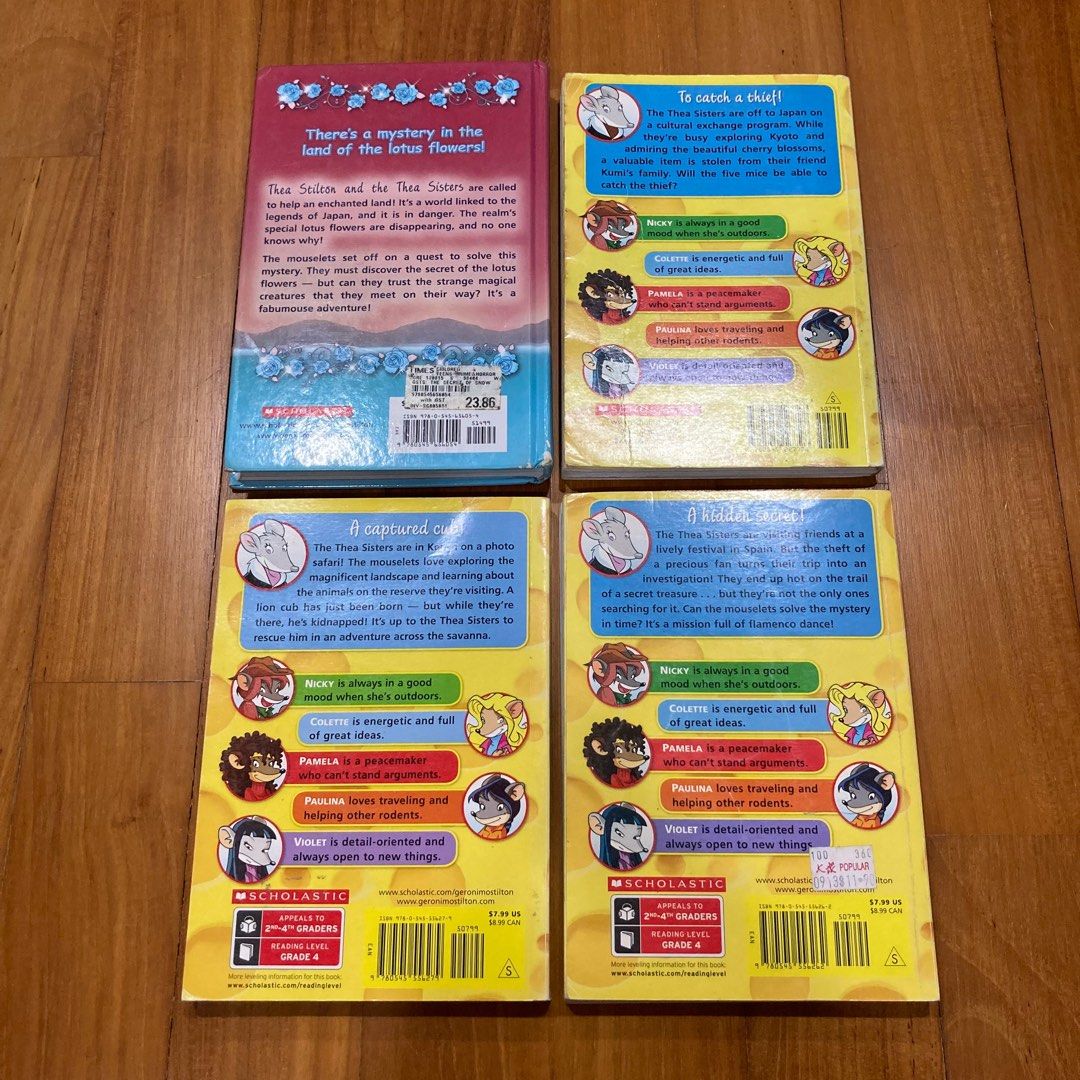 Thea Stilton and Geronimo Stilton Books, Hobbies & Toys, Books ...