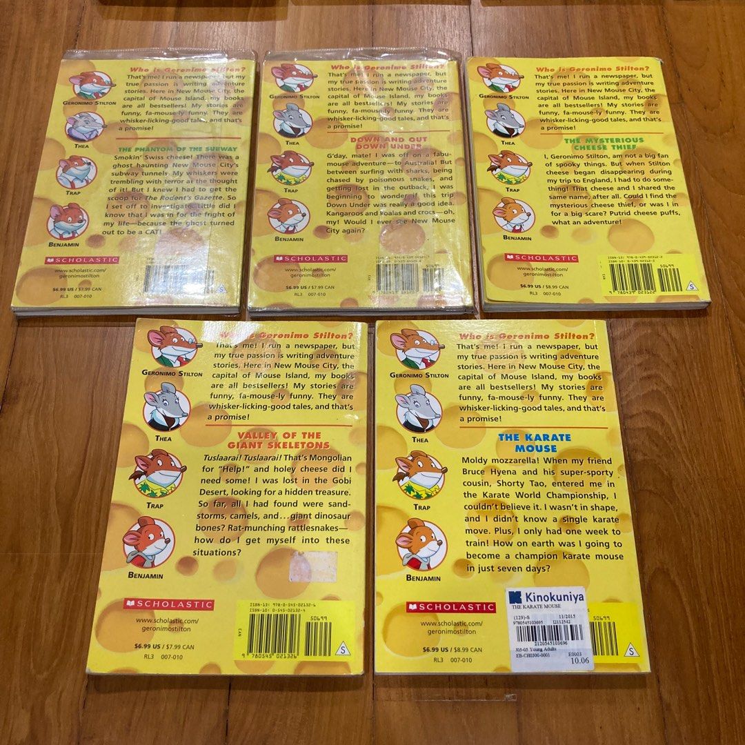 Thea Stilton and Geronimo Stilton Books, Hobbies & Toys, Books ...