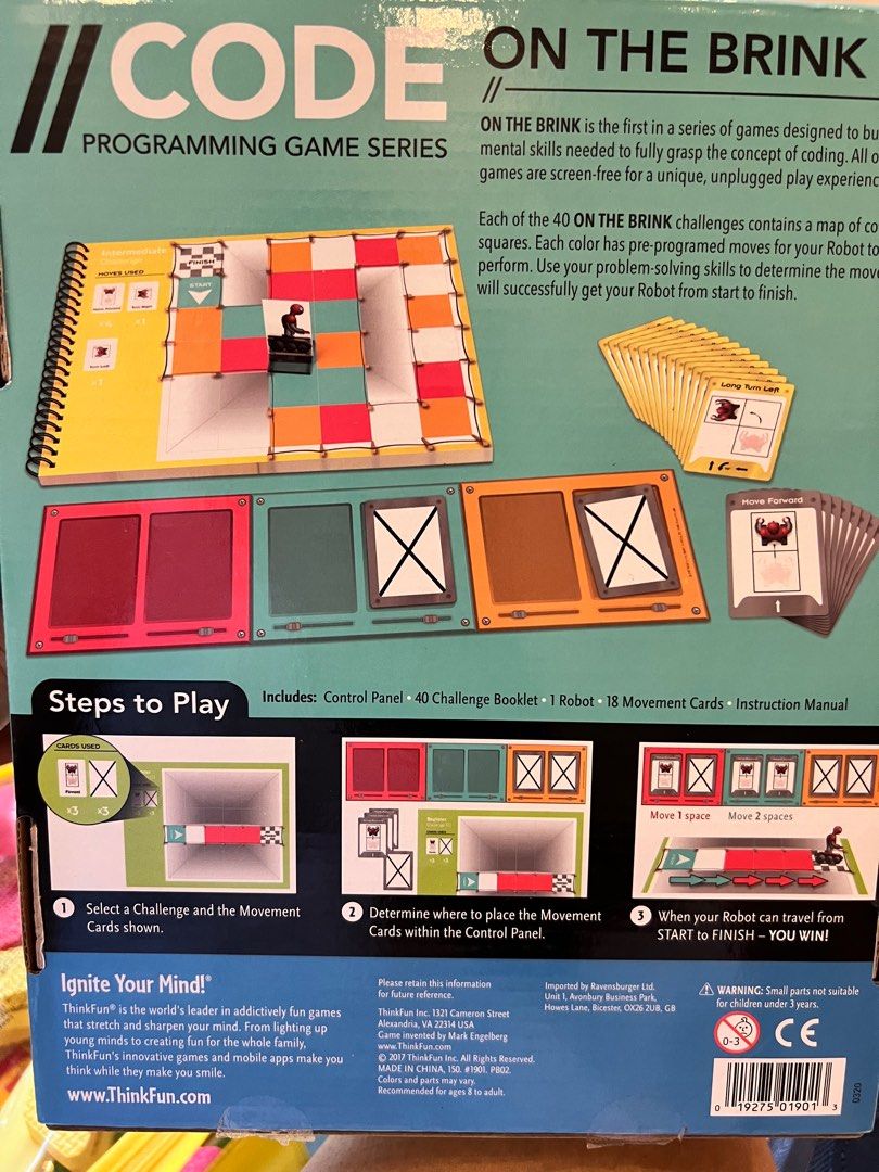 Thinkfun Code Programing series game, Hobbies & Toys, Toys & Games on Carousell