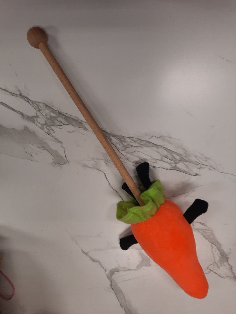 Toy carrot puppet, Hobbies & Toys, Toys & Games on Carousell