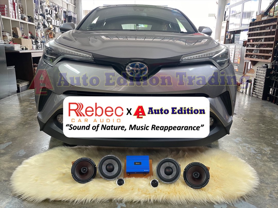 Toyota CHR C-HR on Rebec Car Audio **Car speakers package from $390 ...