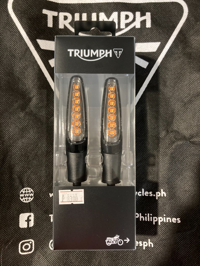 Triumph Scrolling LED Indicators, Motorbikes, Motorbike Parts ...