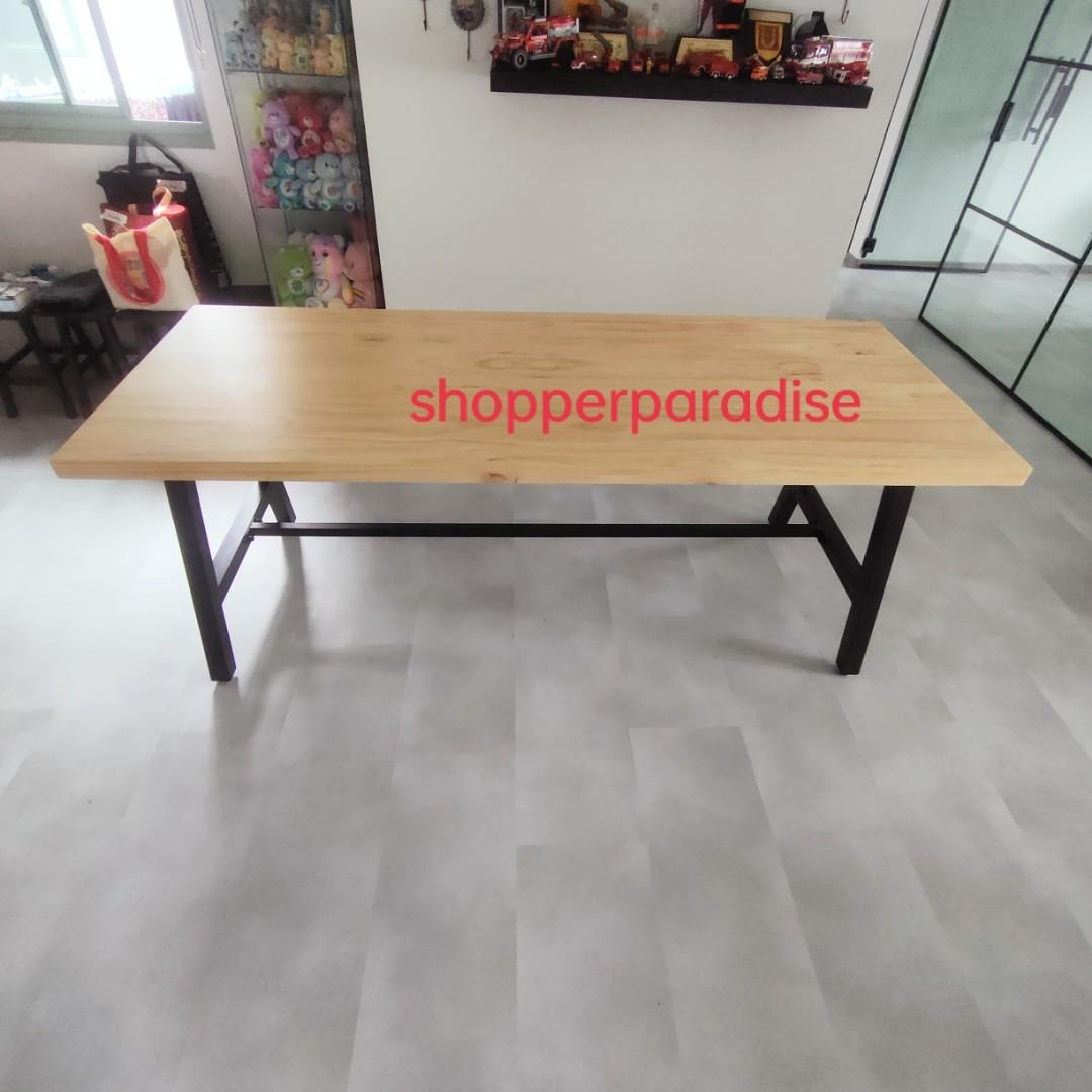 TSDT 00S Solid Wood Dining Table, Solid Wood Bench Video Hari Raya ...
