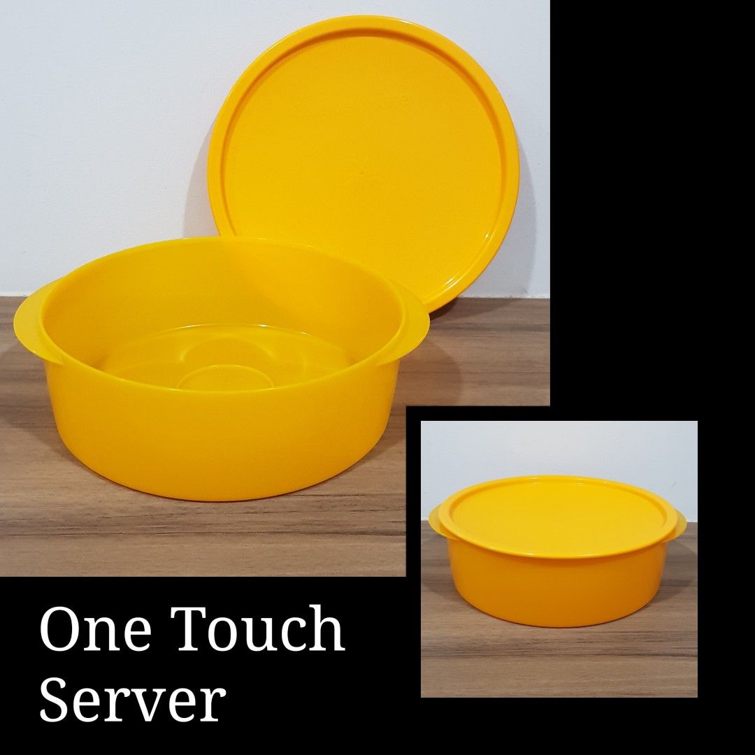 Tupperware One Touch Server, Furniture & Home Living, Kitchenware ...