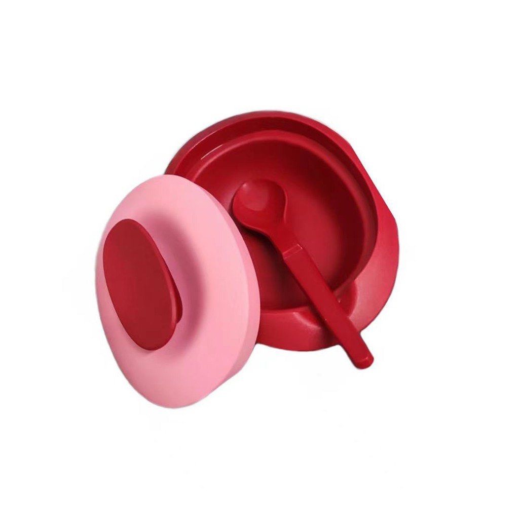 TUPPERWARE Royale Red Sambal Dish with Spoon 110ml, Furniture & Home ...