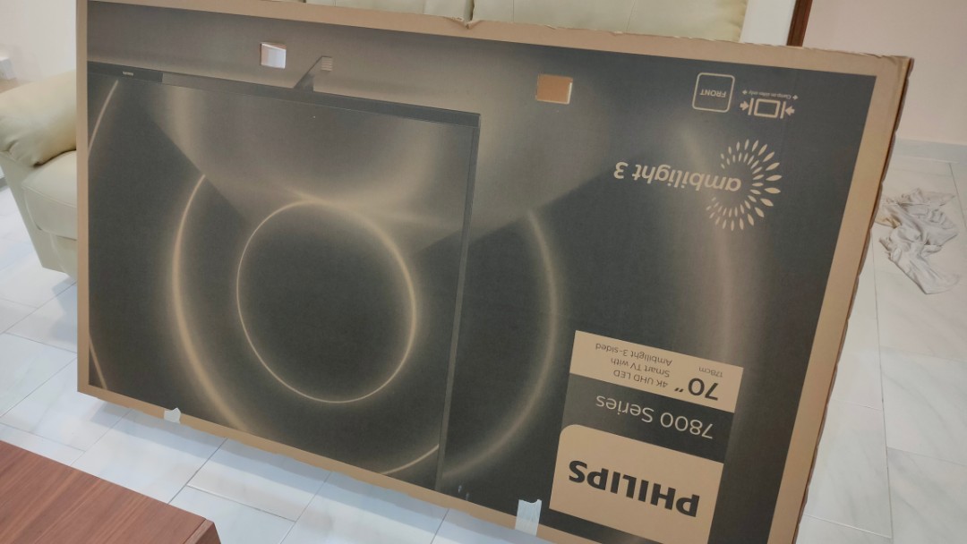 TV box 70" inch empty, TV & Home Appliances, TV & Entertainment, TV ...