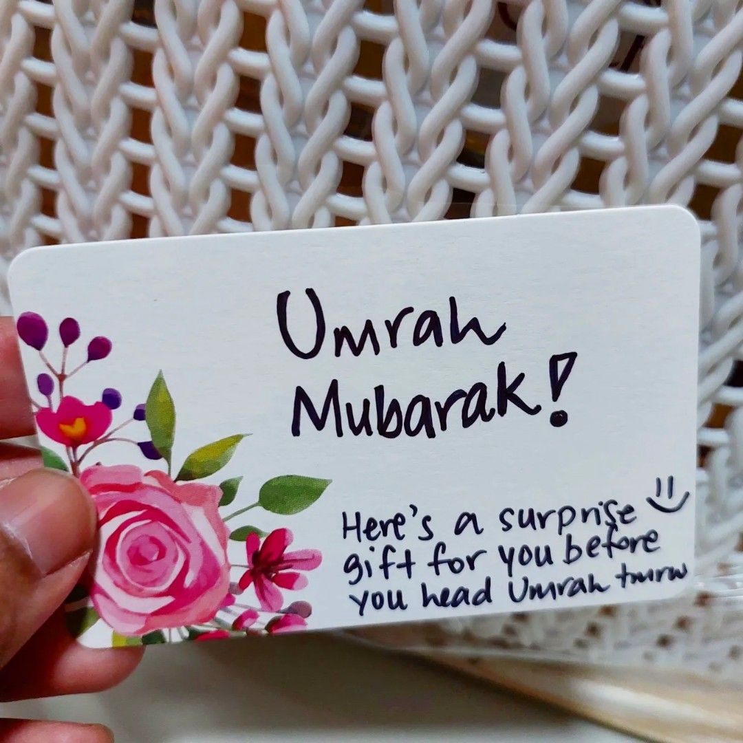 Umrah Mubarak Hamper, Food & Drinks, Gift Baskets & Hampers on Carousell