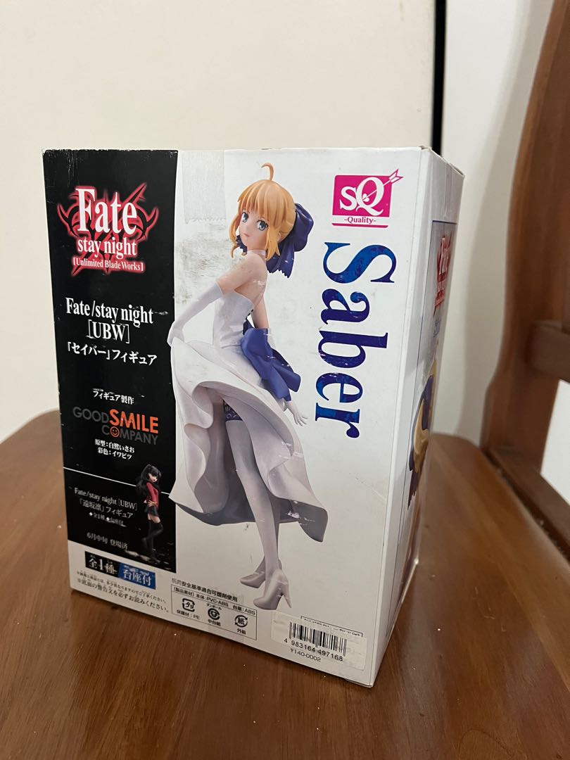 (Unopened) Fate Stay Night (UBW) — Saber Wedding Figurine (SQ), Hobbies ...