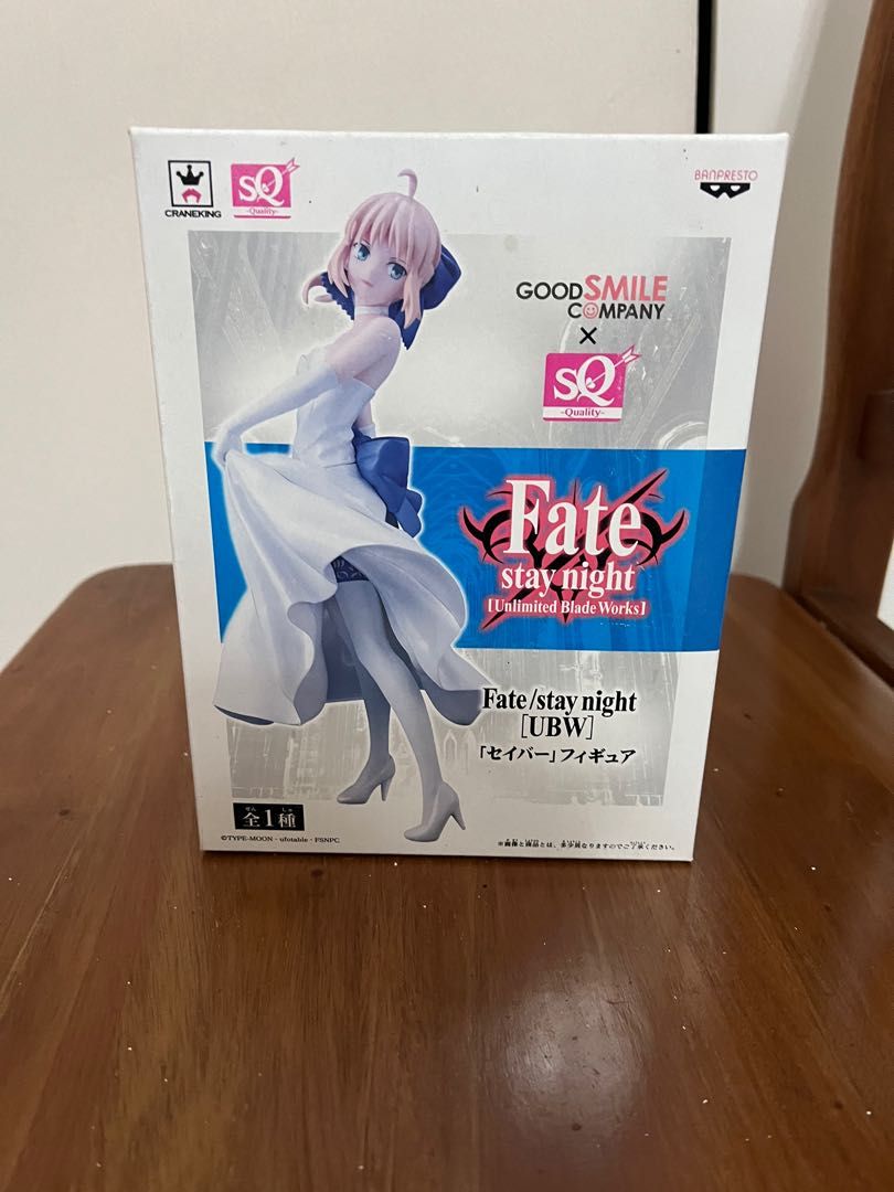 (Unopened) Fate Stay Night (UBW) — Saber Wedding Figurine (SQ), Hobbies ...