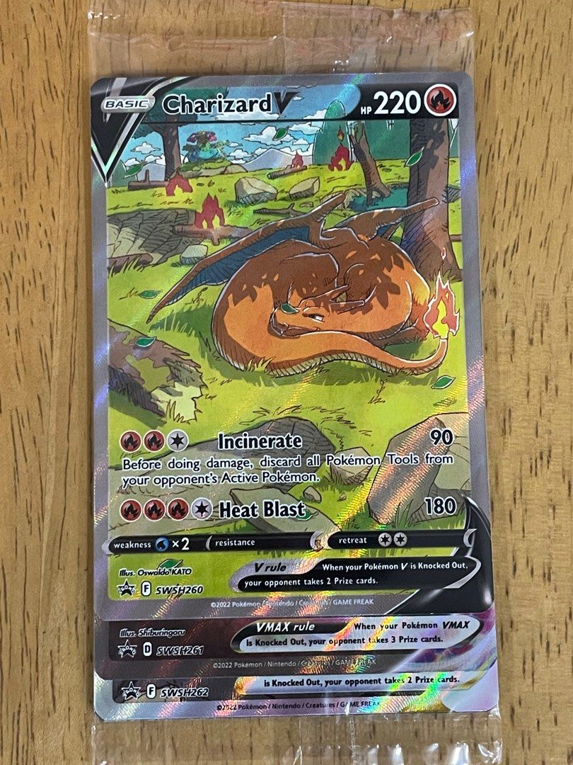 UPC Charizard V / Vmax / Vstar sealed promo from Ultra Premium ...