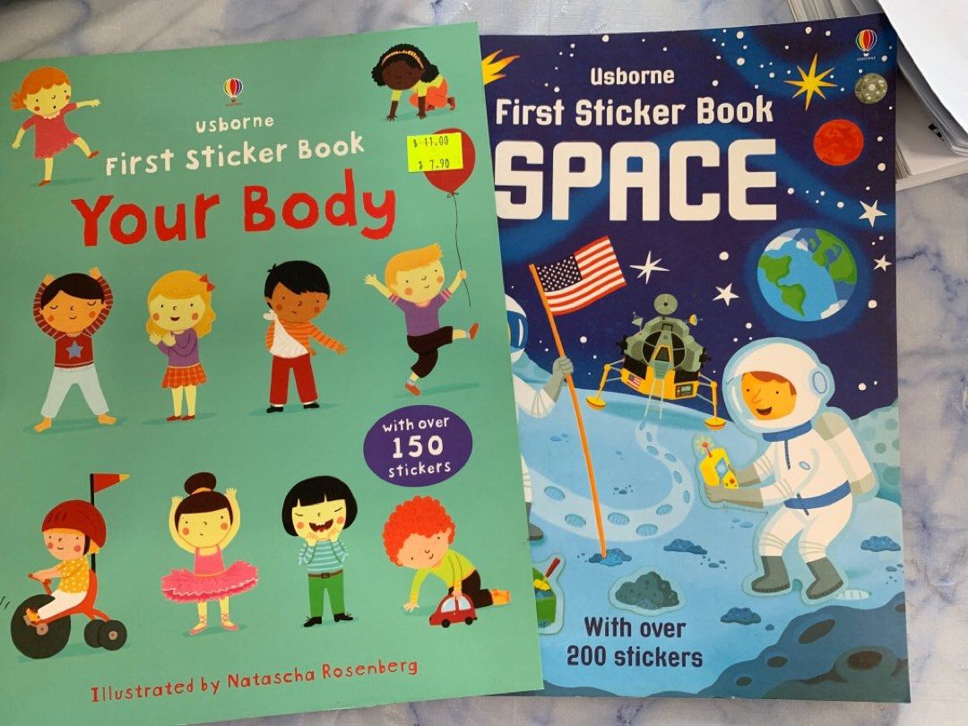 Usborne sticker book, Hobbies & Toys, Books & Magazines, Children's ...