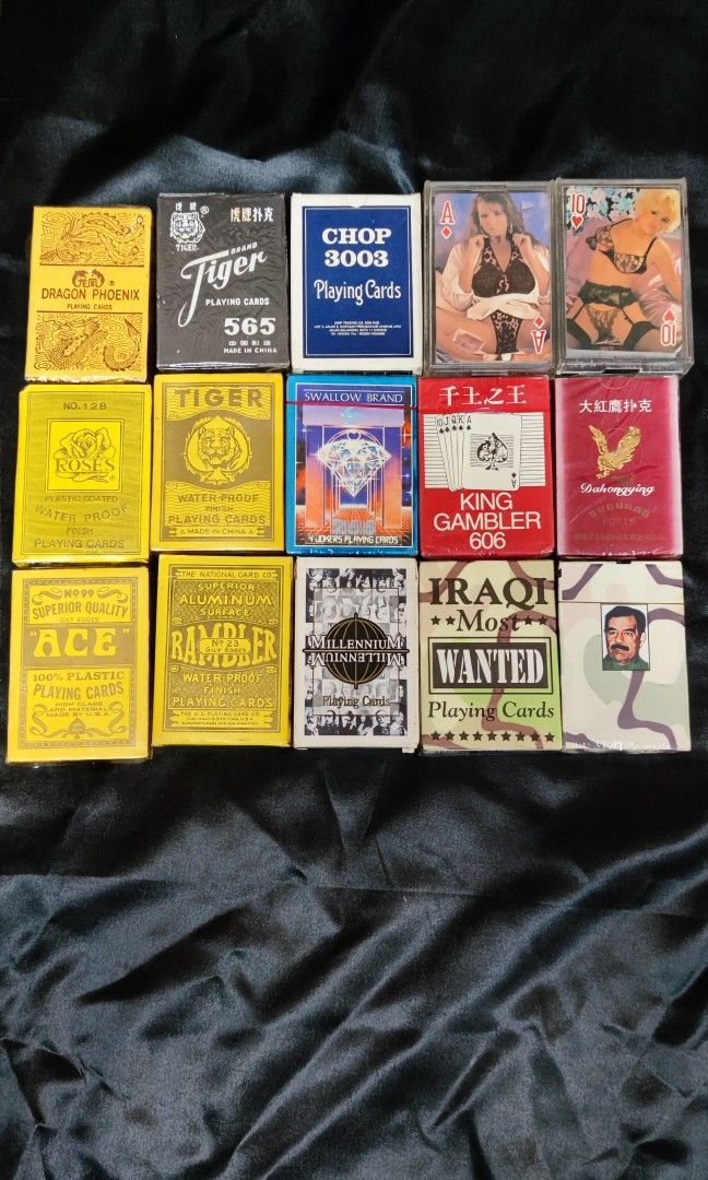 Vintage assorted playing cards., Hobbies & Toys, Toys & Games on Carousell