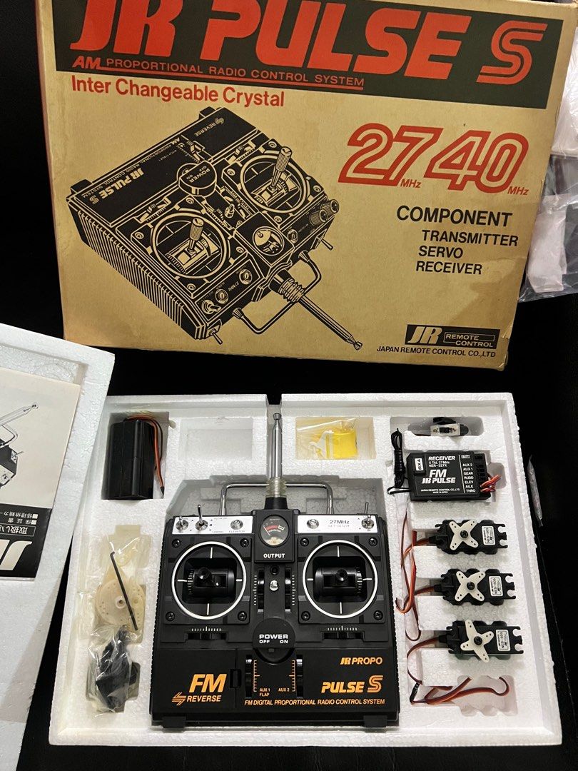 Vintage JR Propo - JR Pulse S full set - D7C 3SF., 興趣及遊戲, 玩具 & 遊戲類 - Carousell