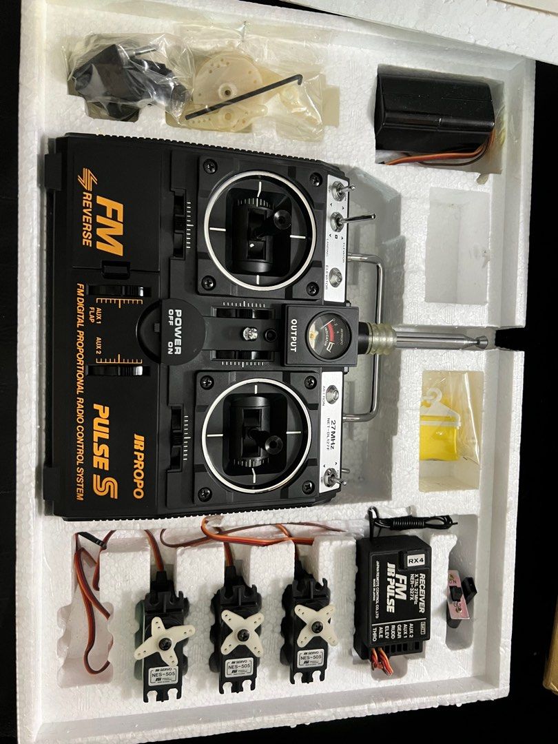 Vintage JR Propo - JR Pulse S full set - D7C 3SF., 興趣及遊戲, 玩具 & 遊戲類 ...