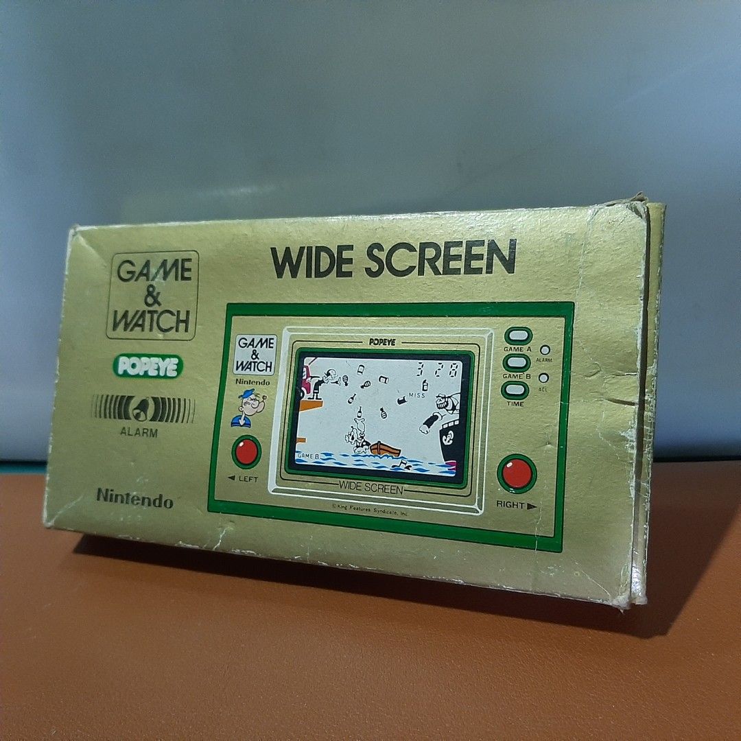 VINTAGE POPEYE GAME AND WATCH 1981, Video Gaming, Video Game Consoles ...