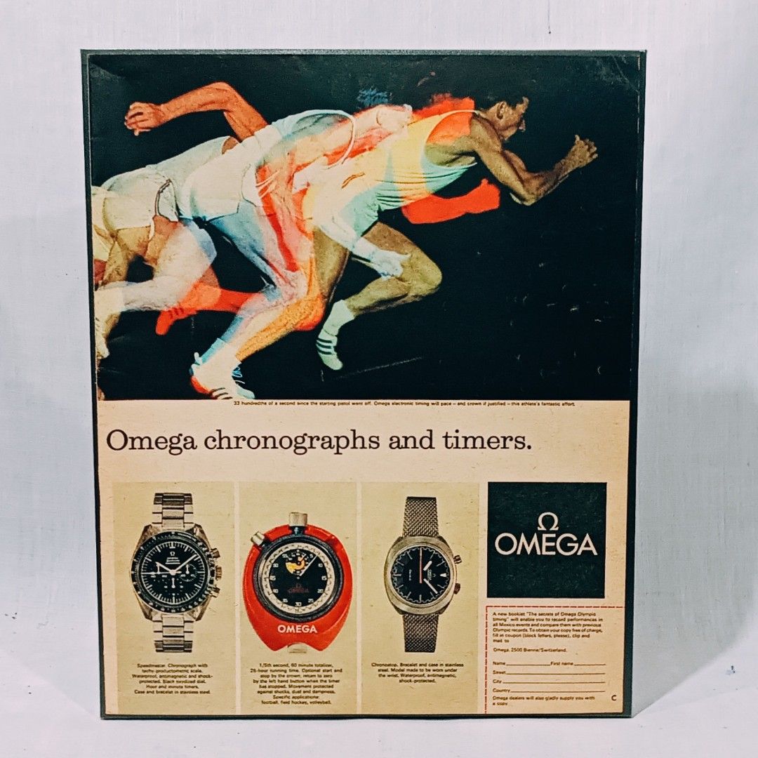 Vintage Poster Omega, Hobbies & Toys, Collectibles & Memorabilia ...