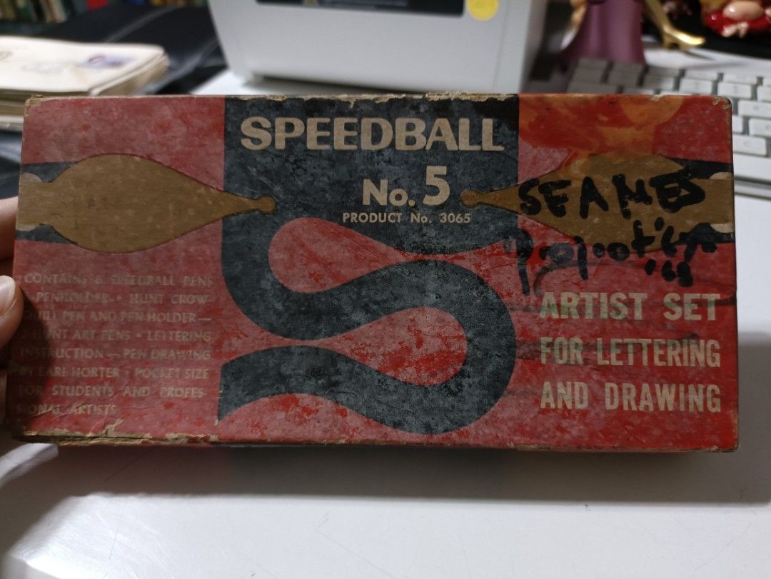 Vintage Speedball Artist Set | Calligraphy, Hobbies & Toys, Stationary ...