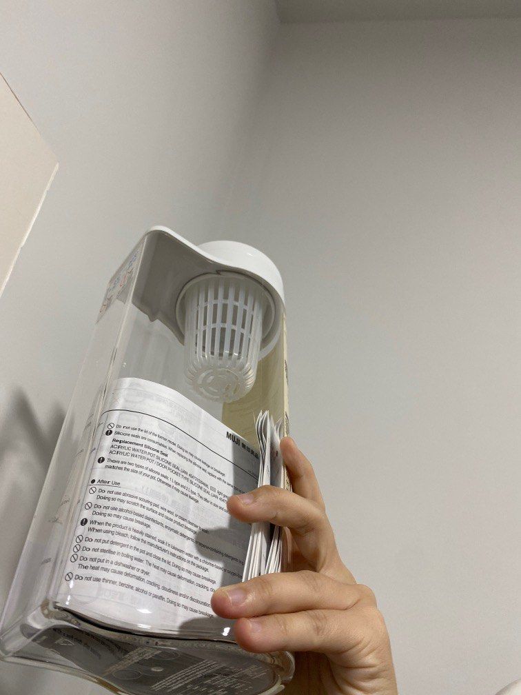 Water pot / muji water pot / muji pot / muji acrylic pot / water pot ...