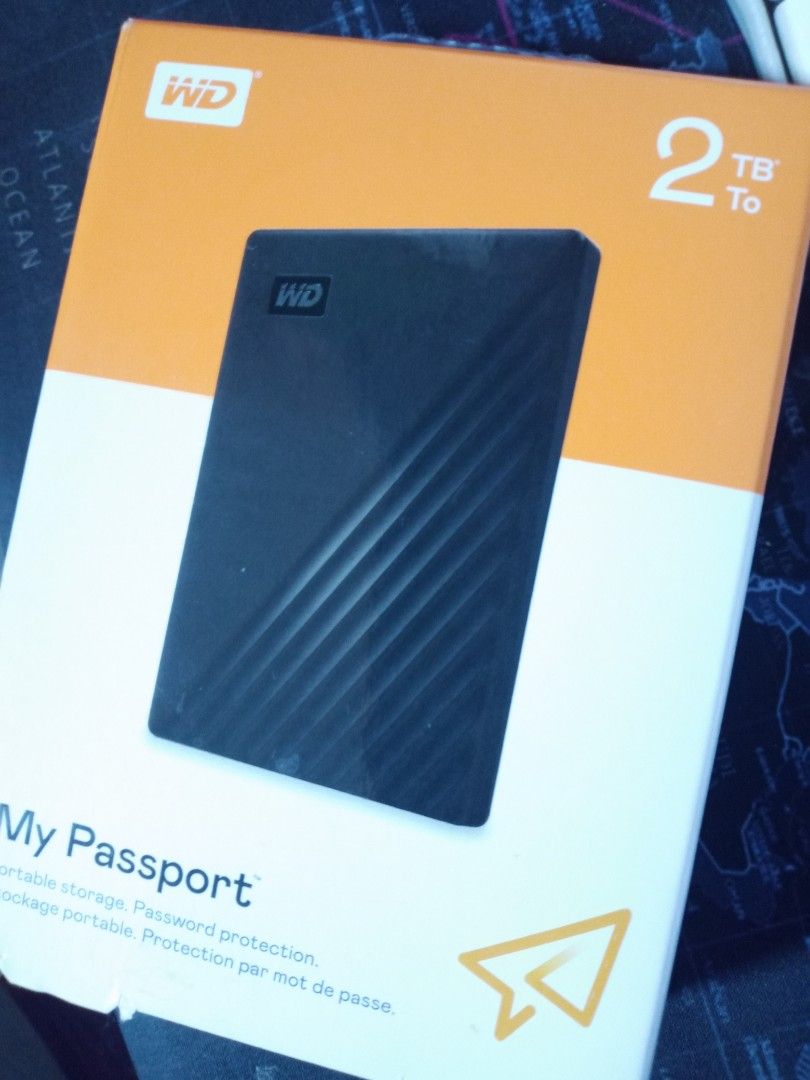 Wd 2tb External Hard Drive My Passport Computers And Tech Parts And Accessories Hard Disks