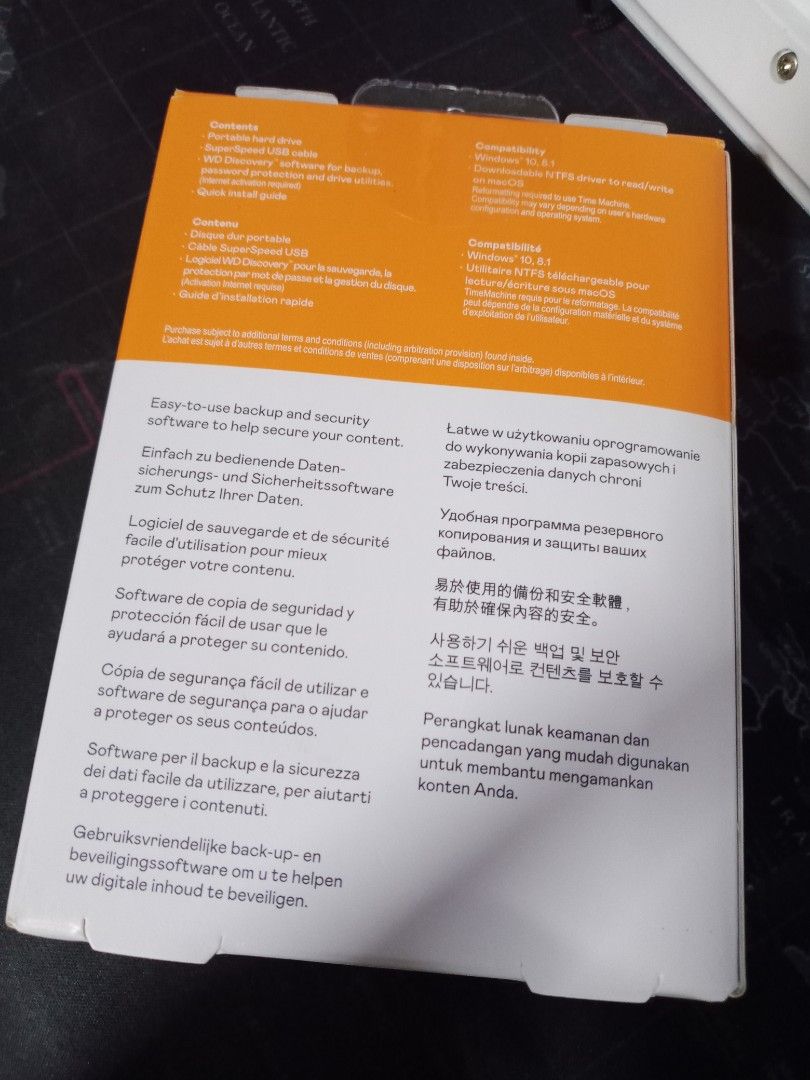 Wd 2tb External Hard Drive My Passport Computers And Tech Parts And Accessories Hard Disks