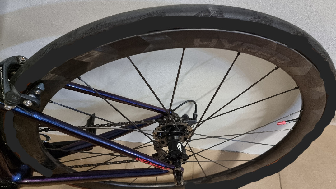 Winspace HYPER 38mm Carbon Road Wheelset 700c With GP5000 28mm only no ...