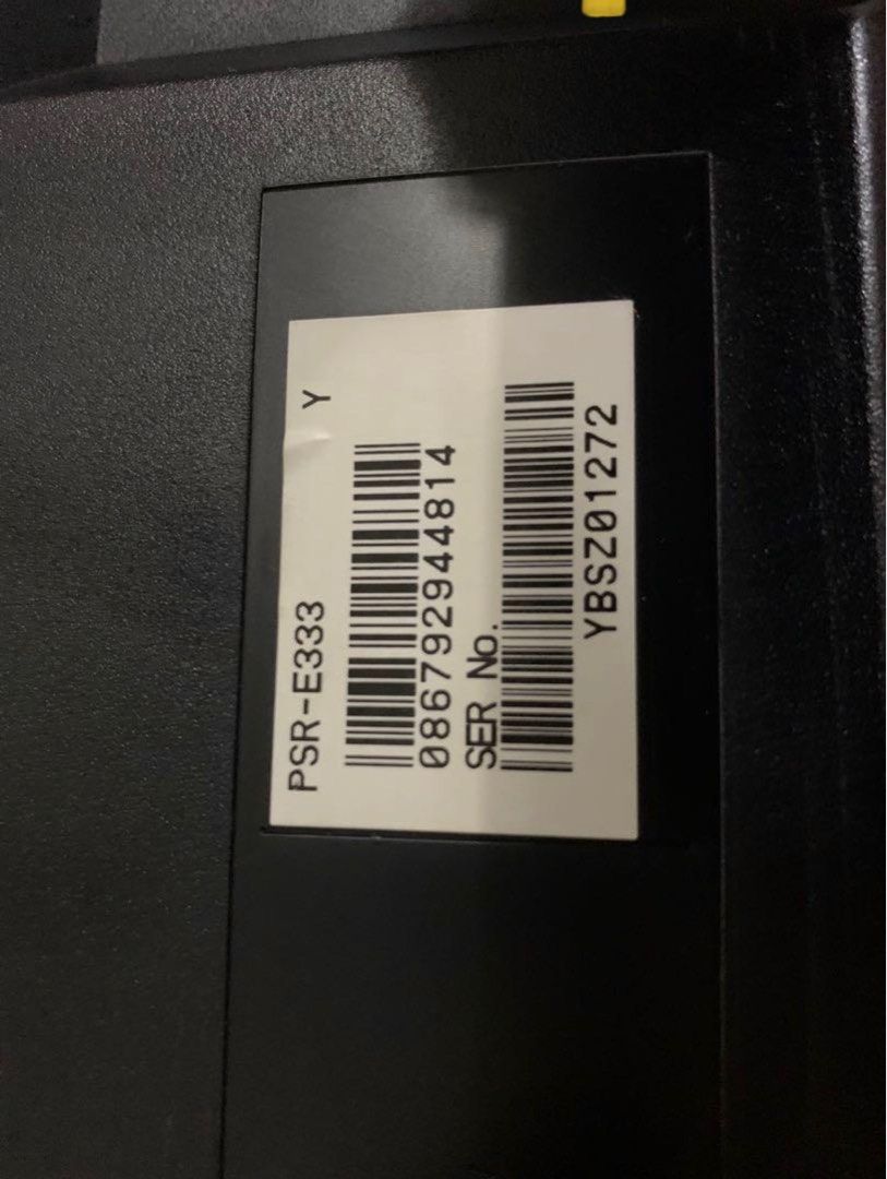 Yamaha keyboard - PSR - E333, Hobbies & Toys, Music & Media, Musical ...