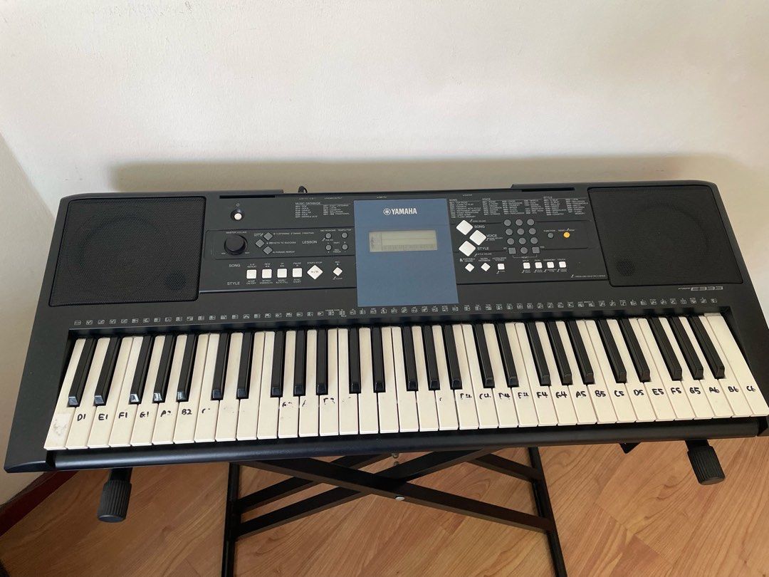 Yamaha keyboard - PSR - E333, Hobbies & Toys, Music & Media, Musical ...