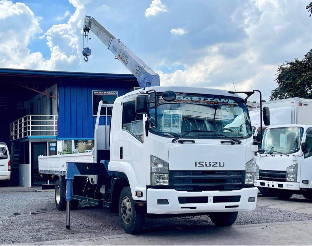 2022 Isuzu Forward Boom Truck F-Series 2.9T Tadano 4 Section Crane ...