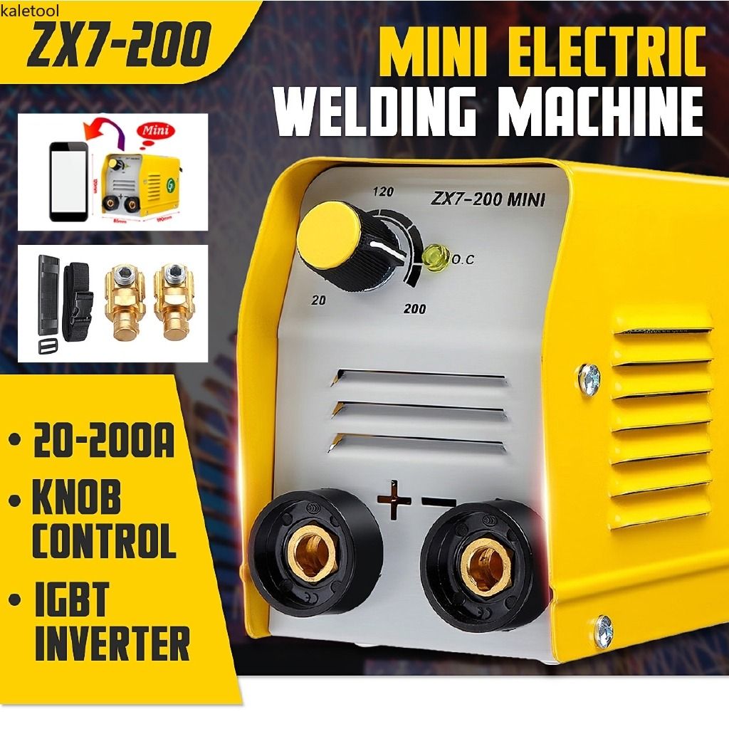 220V Mini Portable ZX7-200 Electric Arc Force Welding Machine With ...