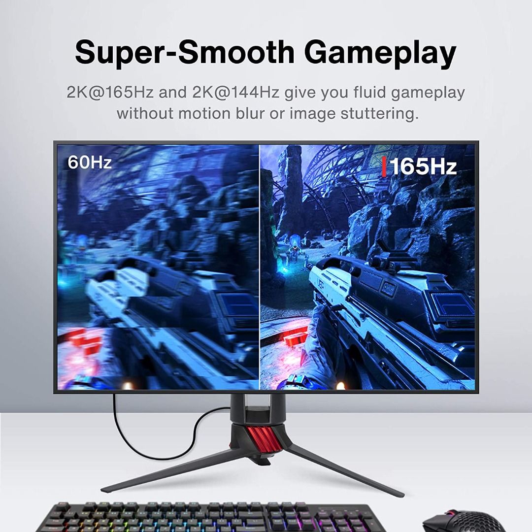 [2282] 1M VANKY 2K DisplayPort Cable, Computers & Tech, Parts ...