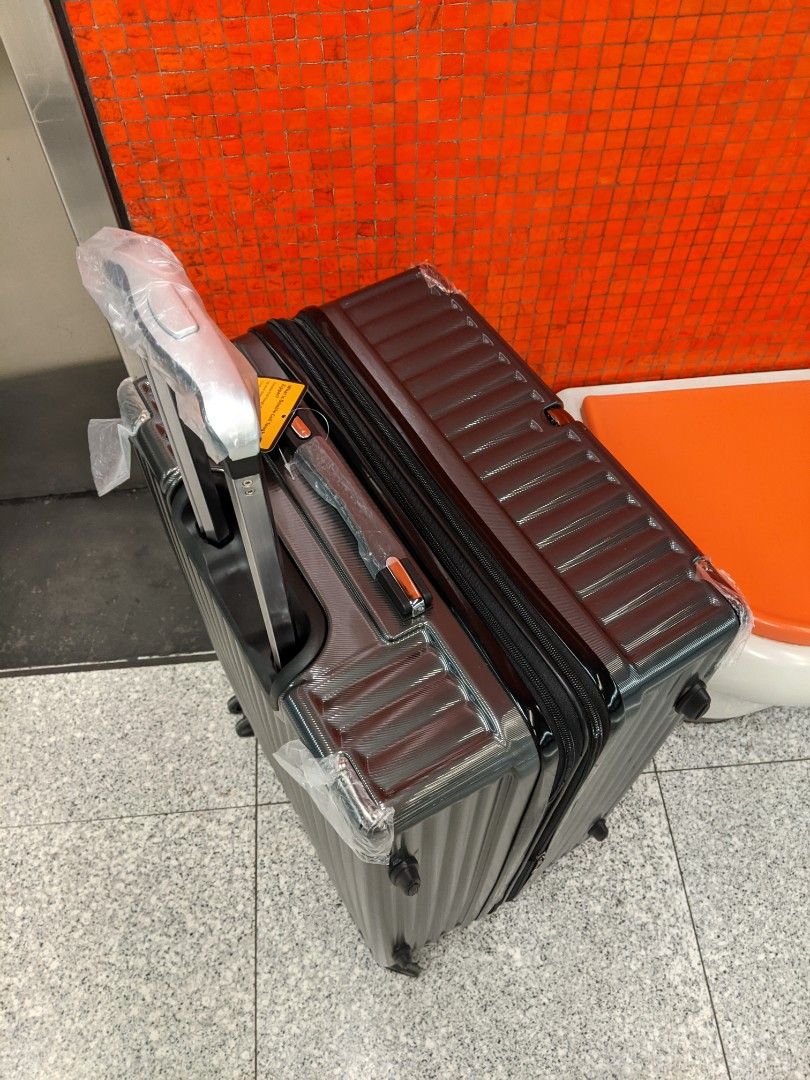 * 3 pc set 35kg EXTRA LARGE, 25kg LARGE, 1 cabin size dark grey ...