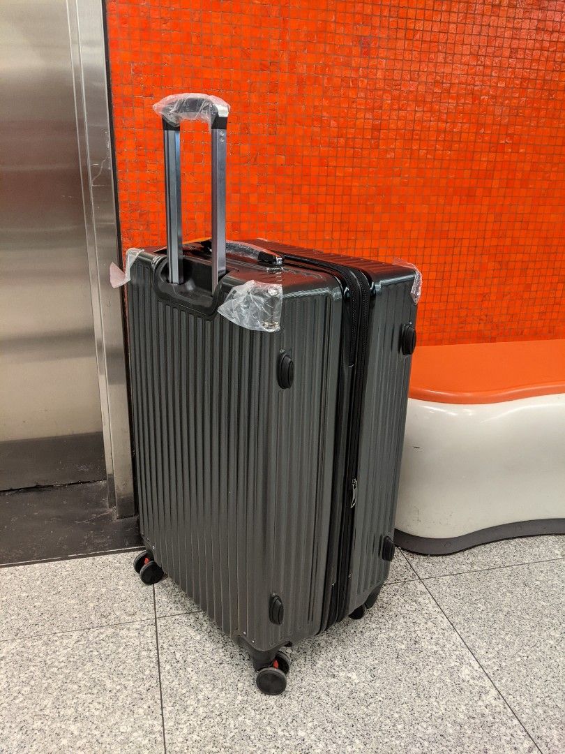 * 3 pc set 35kg EXTRA LARGE, 25kg LARGE, 1 cabin size dark grey ...