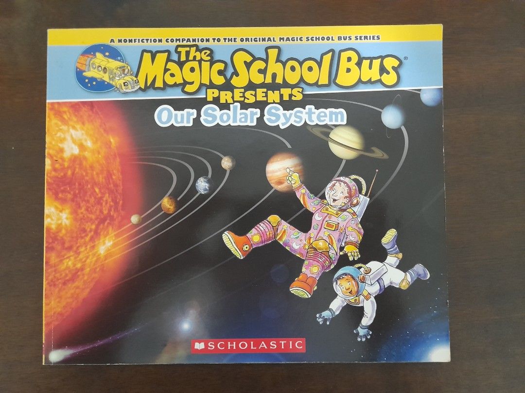 4 big Magic School Bus books + free Science VCDs, Hobbies & Toys, Books ...